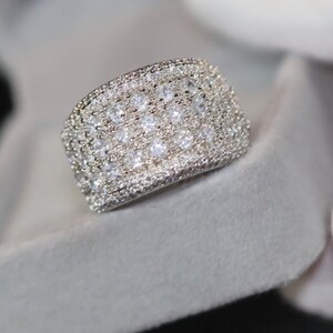 Iced Out Ring | Mens Iced Out Rings | Womens Diamond Ring | Gemstone ...