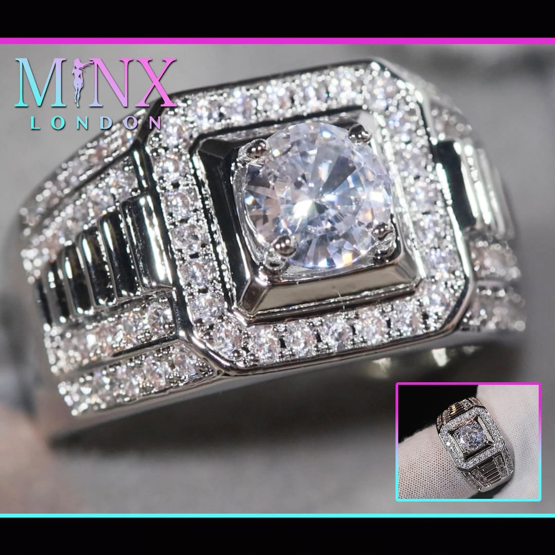 Iced Out Ring | Mens Iced Out Rings | Womens Iced Out Ring | Iced Out ...