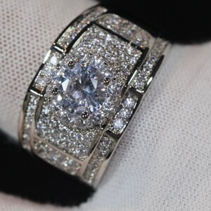 Iced Out Ring, Mens Iced Out Rings, Womens Iced Out Ring, Mens Big Iced ...