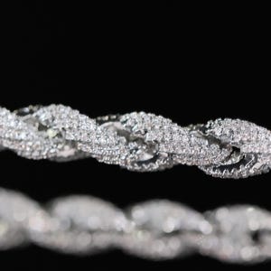 Diamond Rope Chain | Iced Out Rope Chain | Hip Hop Rope Chain | Diamond ...