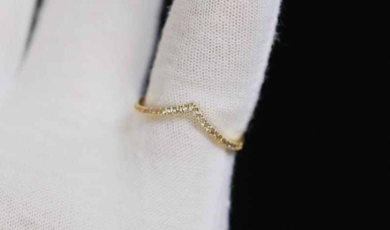 Gold Wishbone Ring | Wishbone Diamond Ring | Wishbone Ring | Wishbone ...