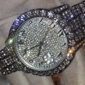 Womens Iced Out Watch Iced Out Watch Iced Watch Womens - Etsy