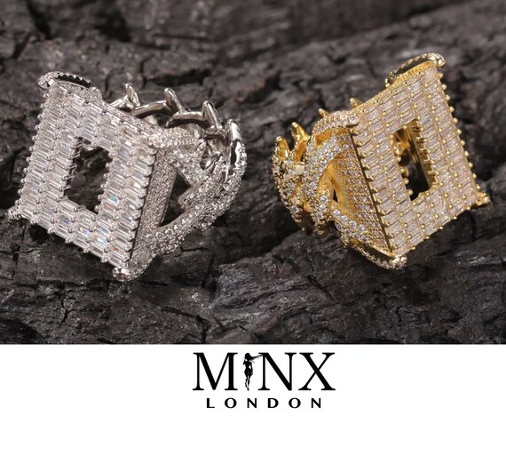 Iced Out Ring Mens Iced Out Rings Big Iced Out Ring Iced | Etsy