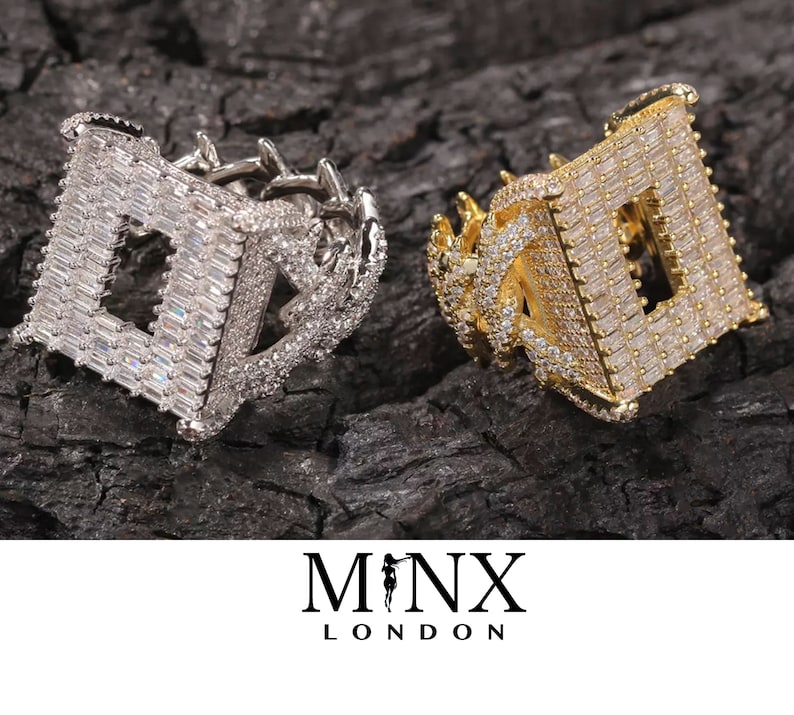 Iced Out Ring Mens Iced Out Rings Big Iced Out Ring Iced | Etsy