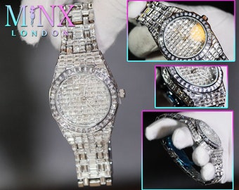 Hip Hop Iced Out Watch - Etsy