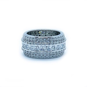 Promise Ring Eternity Ring Mens Ring Womens Ring - Etsy