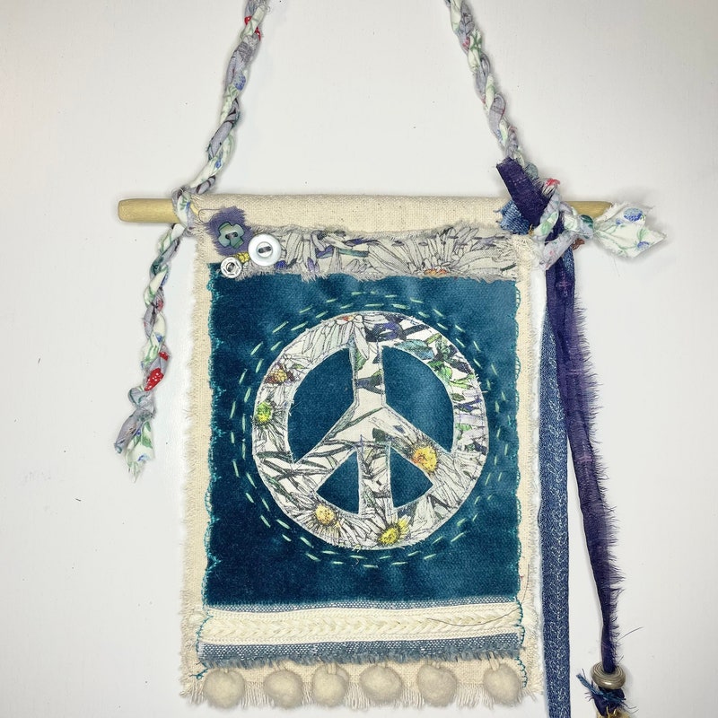 Peace Prayer Flags - Etsy
