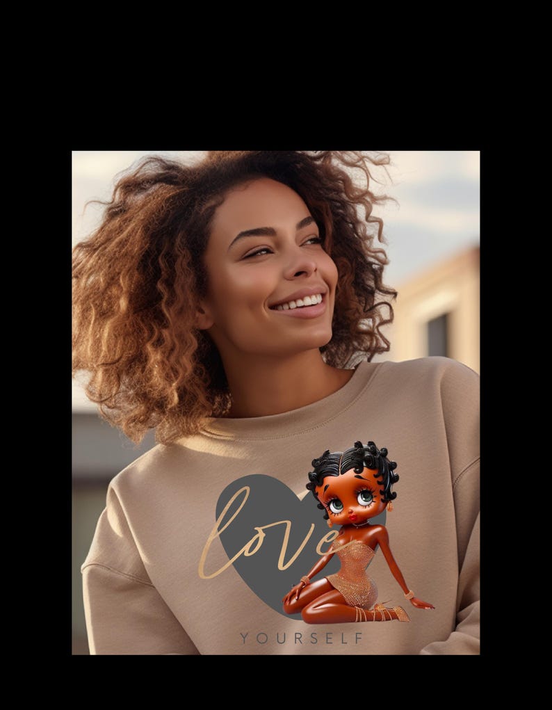 African American Betty Boop Love Yourself Shirts - Etsy