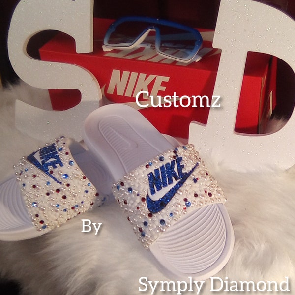 Bling Nike Slides - Etsy