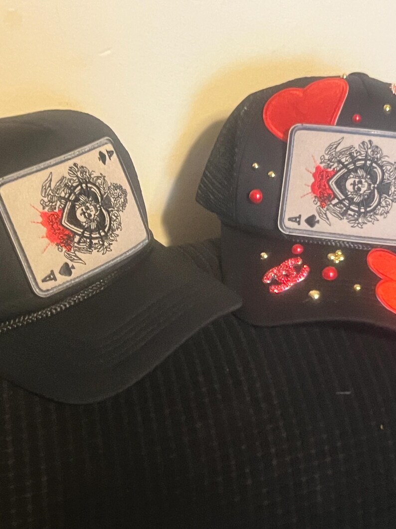 Ace of Spades Custom Junk/trucker Hat - Etsy