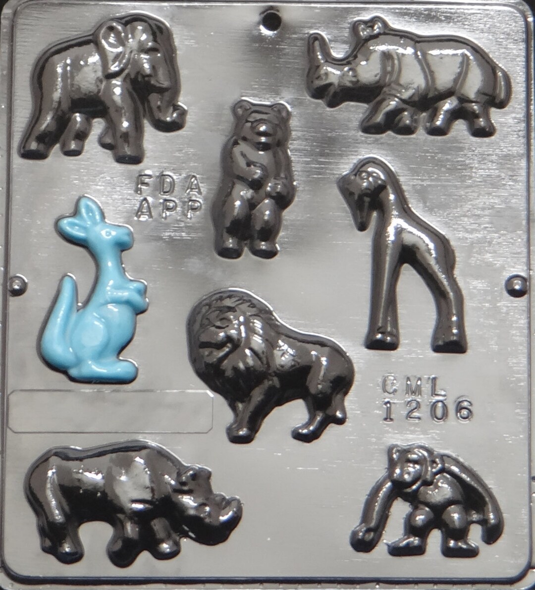 Assorted Animals Chocolate Candy Mold - Etsy