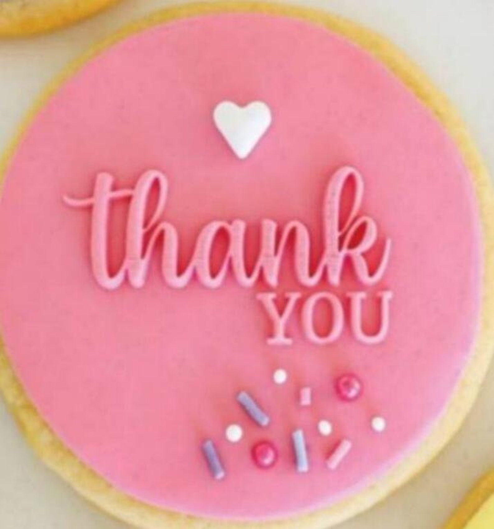 Thank You Cookie Stamps Embosser/debosser - Etsy