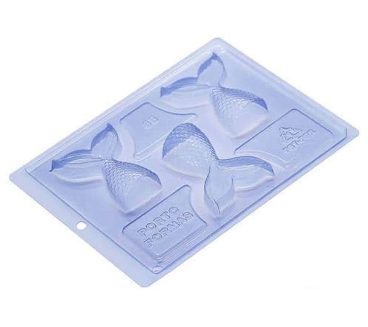 Large 3 Part Mold Mermaid Tail Chocolate Mold 3 Pc Mold - Etsy