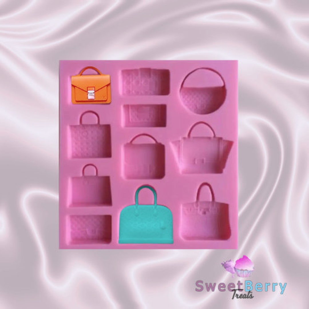 11 Cavity Handbag Purse Silicone Cake Mold Baking Tool, Mothers Day ...