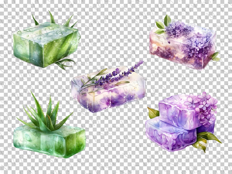 Soap Clipart Watercolor Soap Clipart Bundle Soapmaking - Etsy