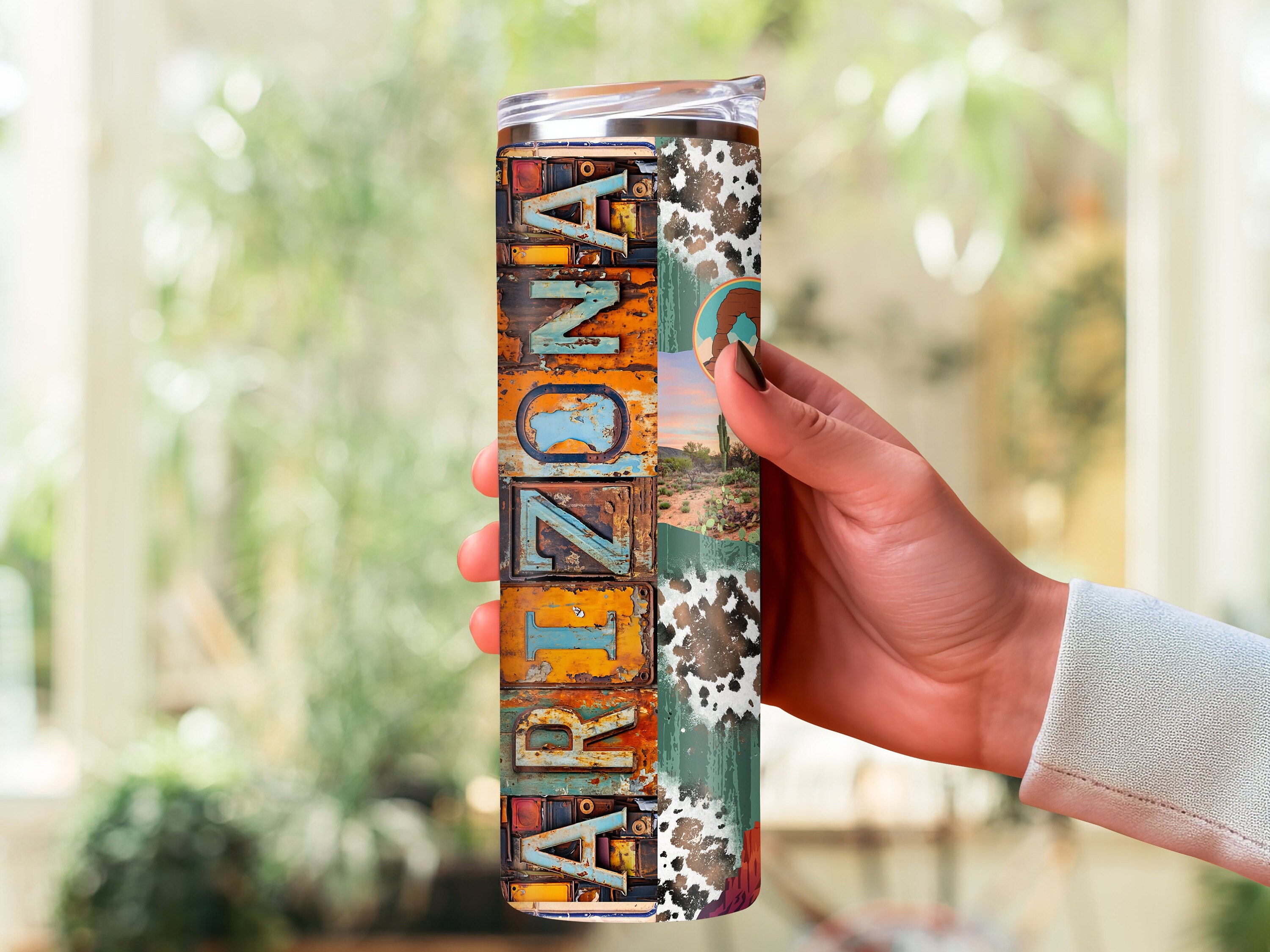 Arizona Tumbler Wrap, 20oz Skinny Tumbler Sublimation, Instant PNG ...