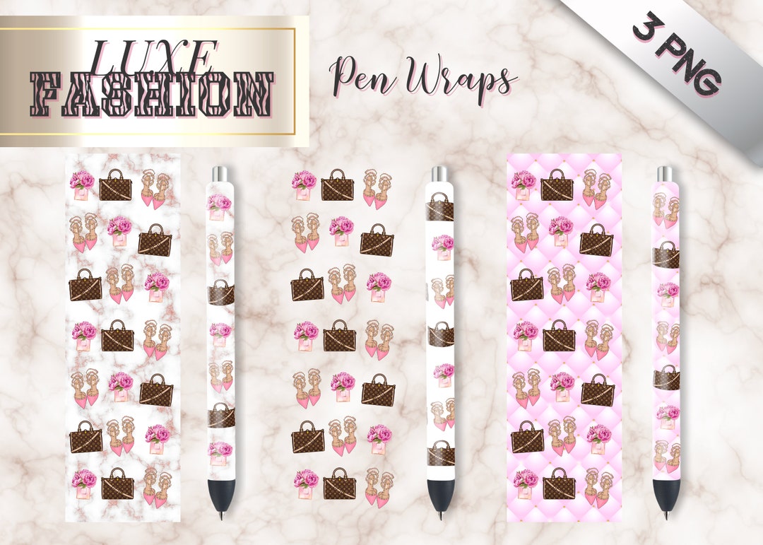 Fashion Pen Wraps Luxe Heels Bag Perfume Pen Wrap Bundle - Etsy