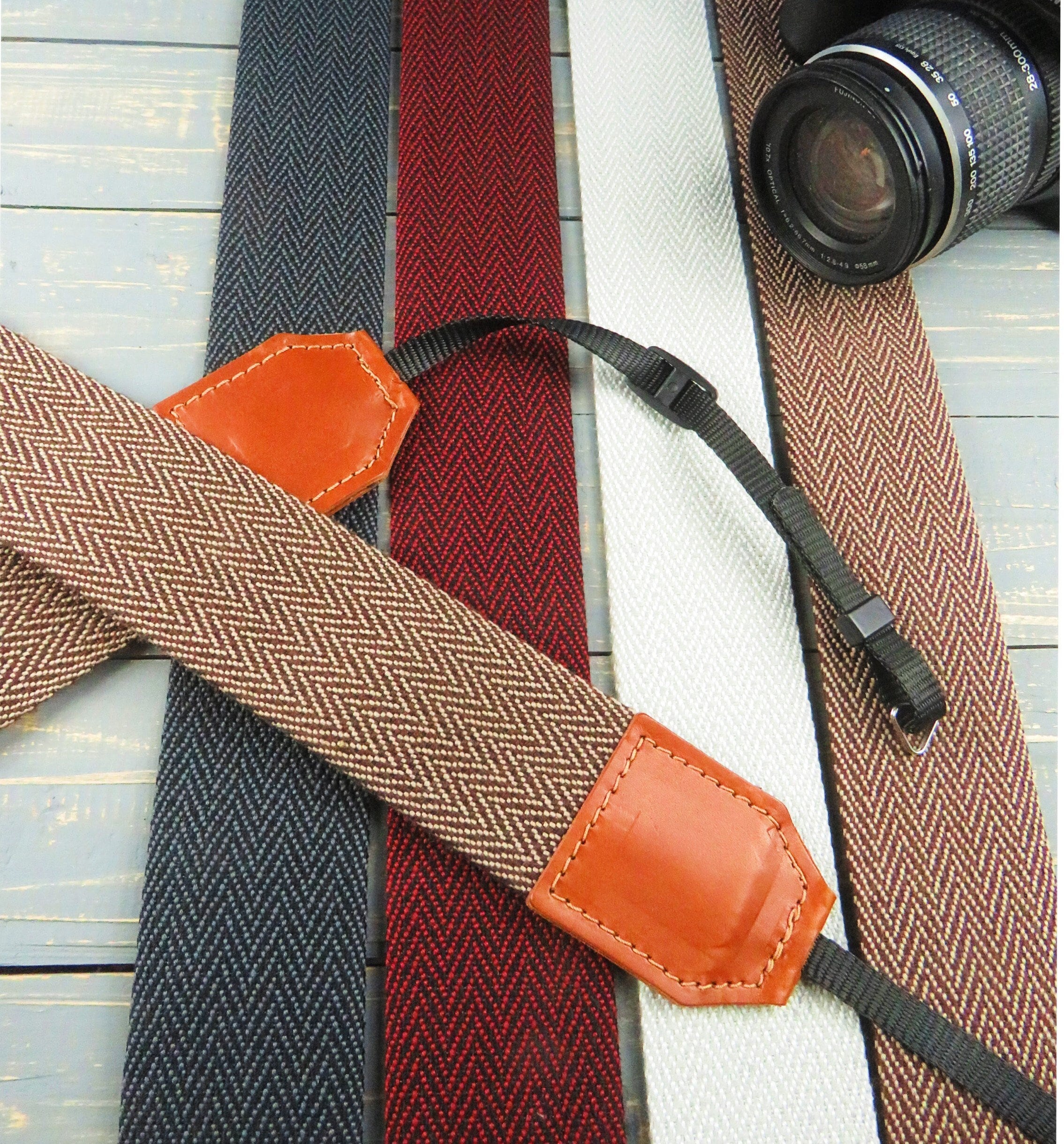 Personalised Tweed Camera Strap / Padded Camera Strap / Camera Gift ...