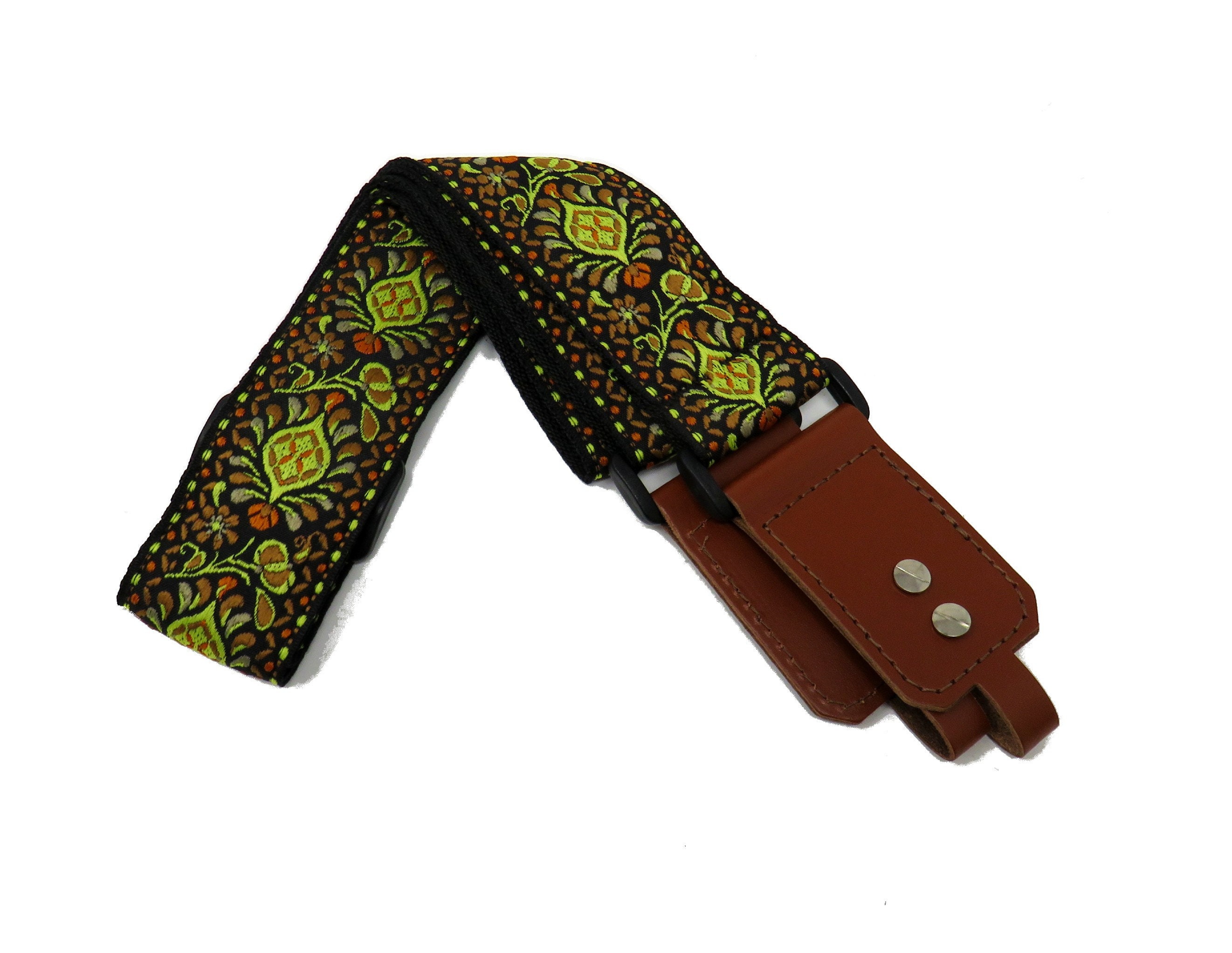 Banjo Clip Jacquard Woven Hendrix 60's Vintage Adjustable | Etsy