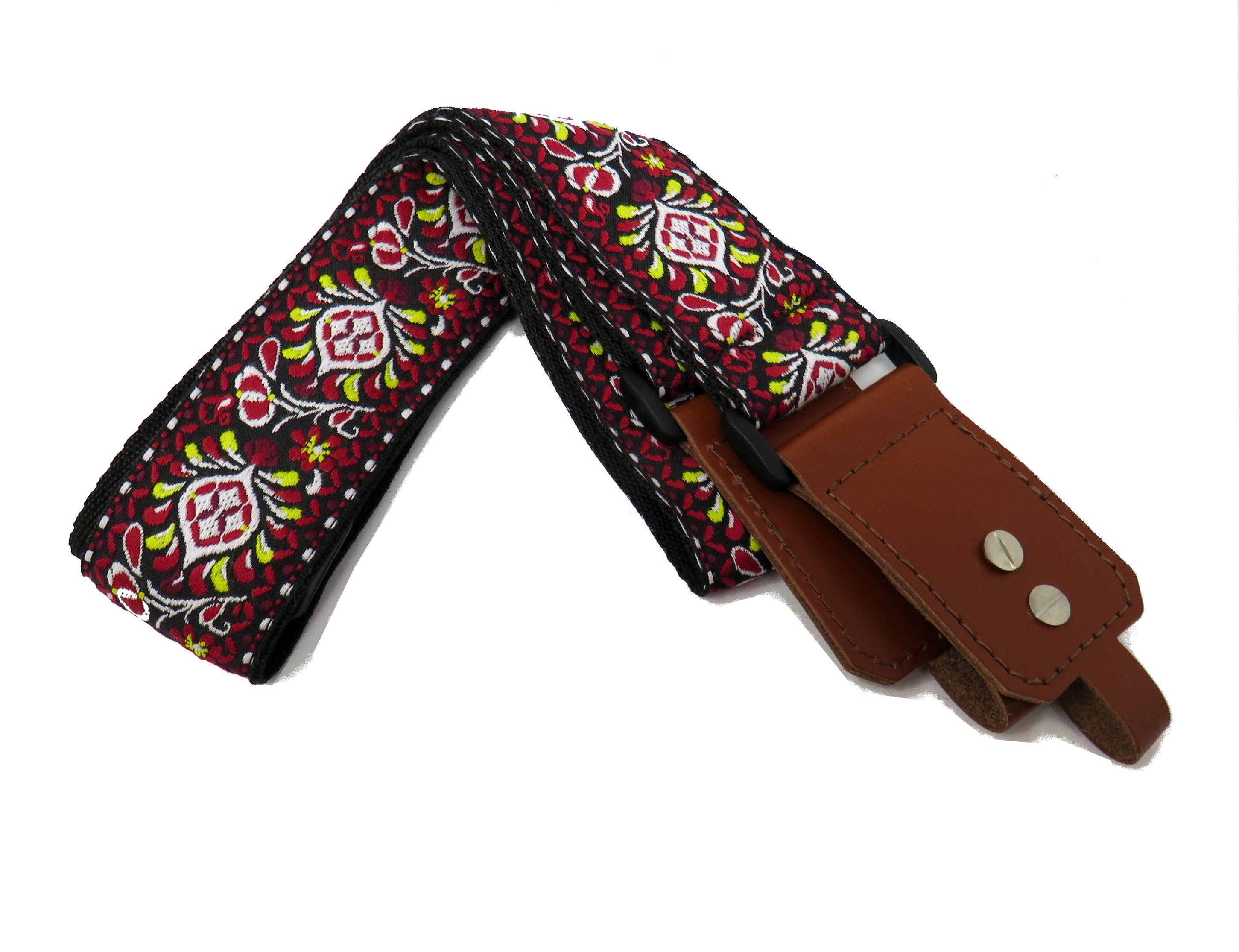 Banjo Clip Jacquard Woven Hendrix 60's Vintage Adjustable | Etsy