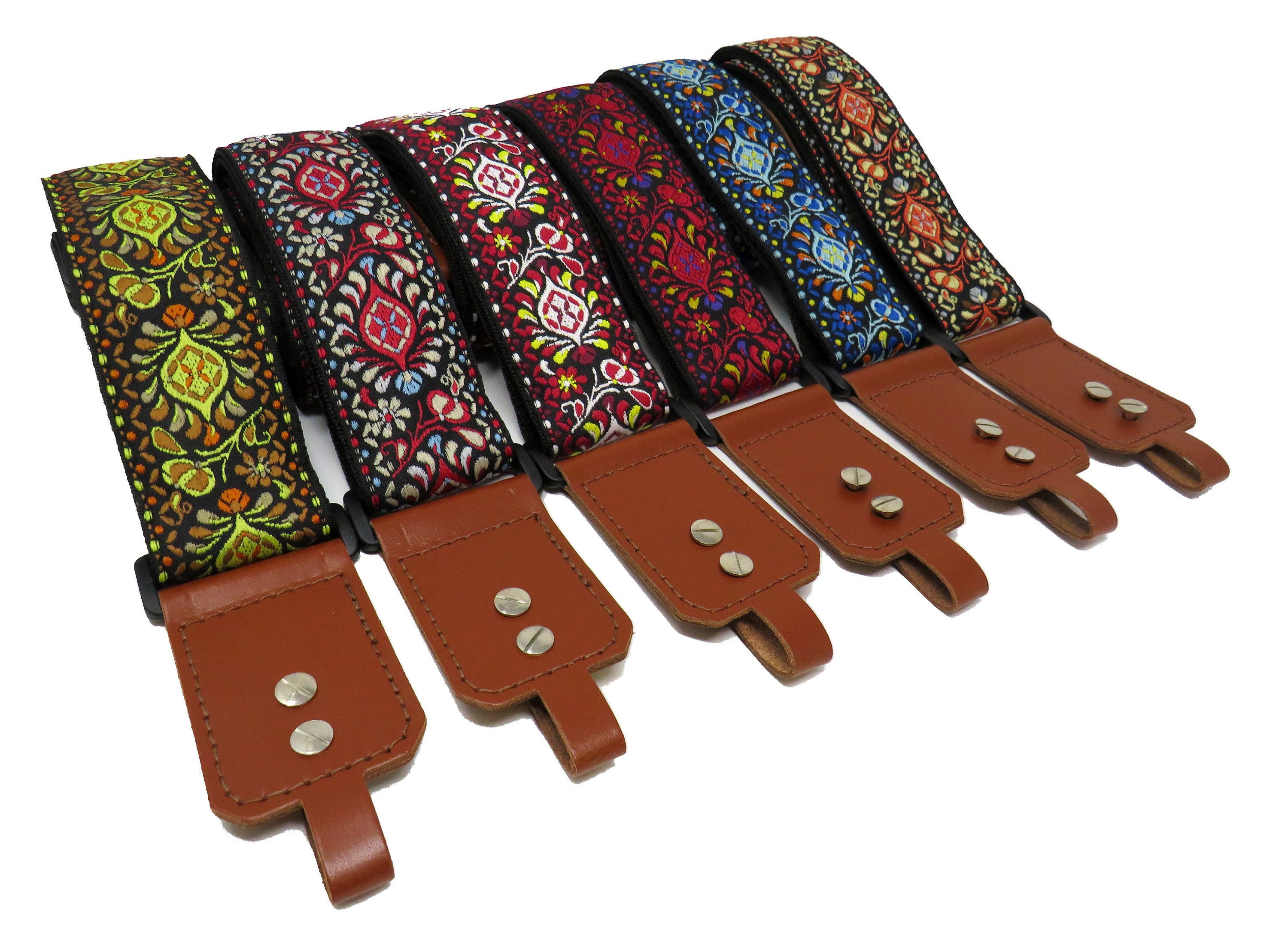 Banjo Clip Jacquard Woven Hendrix 60's Vintage Adjustable | Etsy