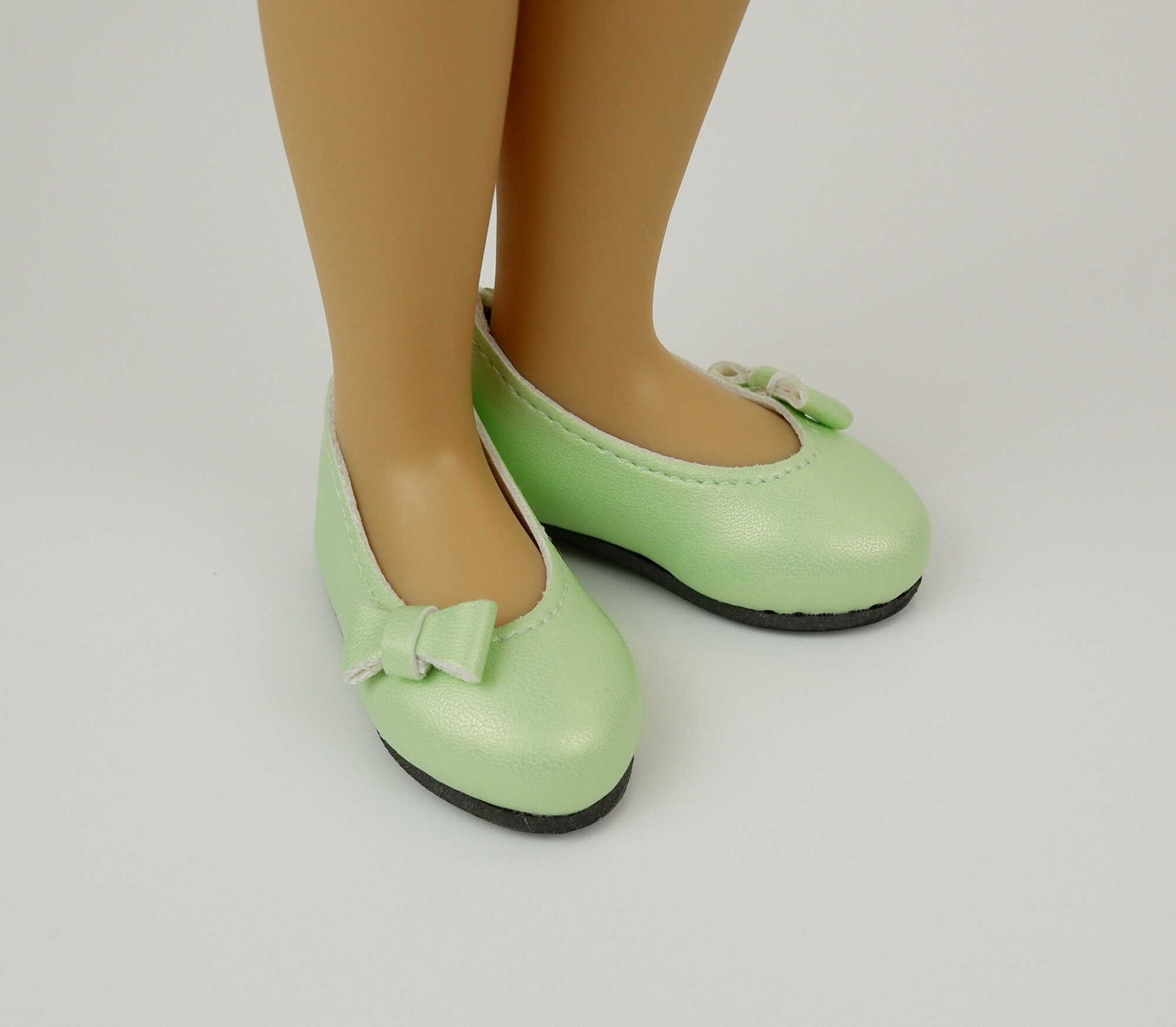 Bow Toe Ballet Flats Shoes for Ruby Red Fashion Friends Doll - Citrus ...