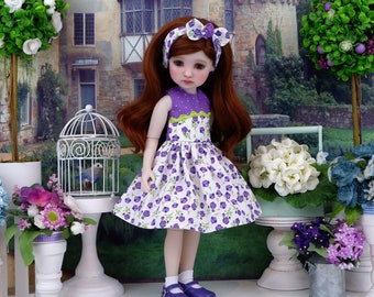 Pink and Green School Dress for Ruby Red Fashion Friends 14 Doll Handmade Fashion by JEC - Etsy