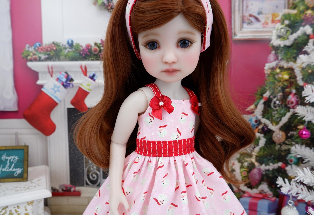 Wee Santa Dress With Saddle Shoes for Ruby Red Fashion Friends Doll - Etsy
