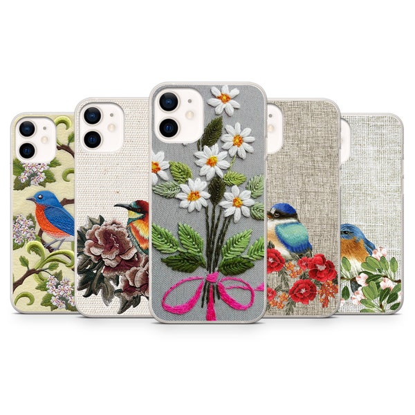 Embroidery Phone Case - Etsy