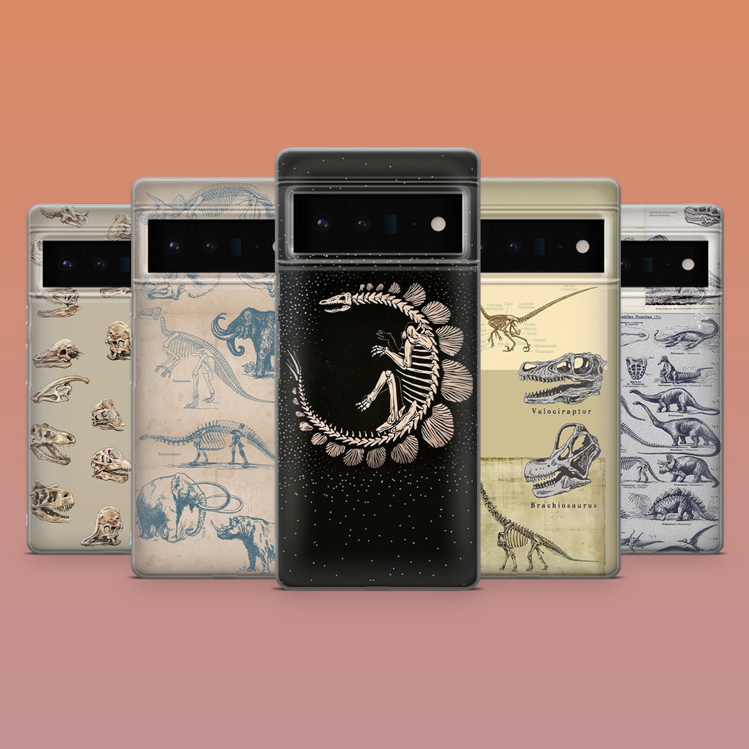 Dinosaur Fossils Phone Case Paleontology Cover for Google Pixel 9A ...