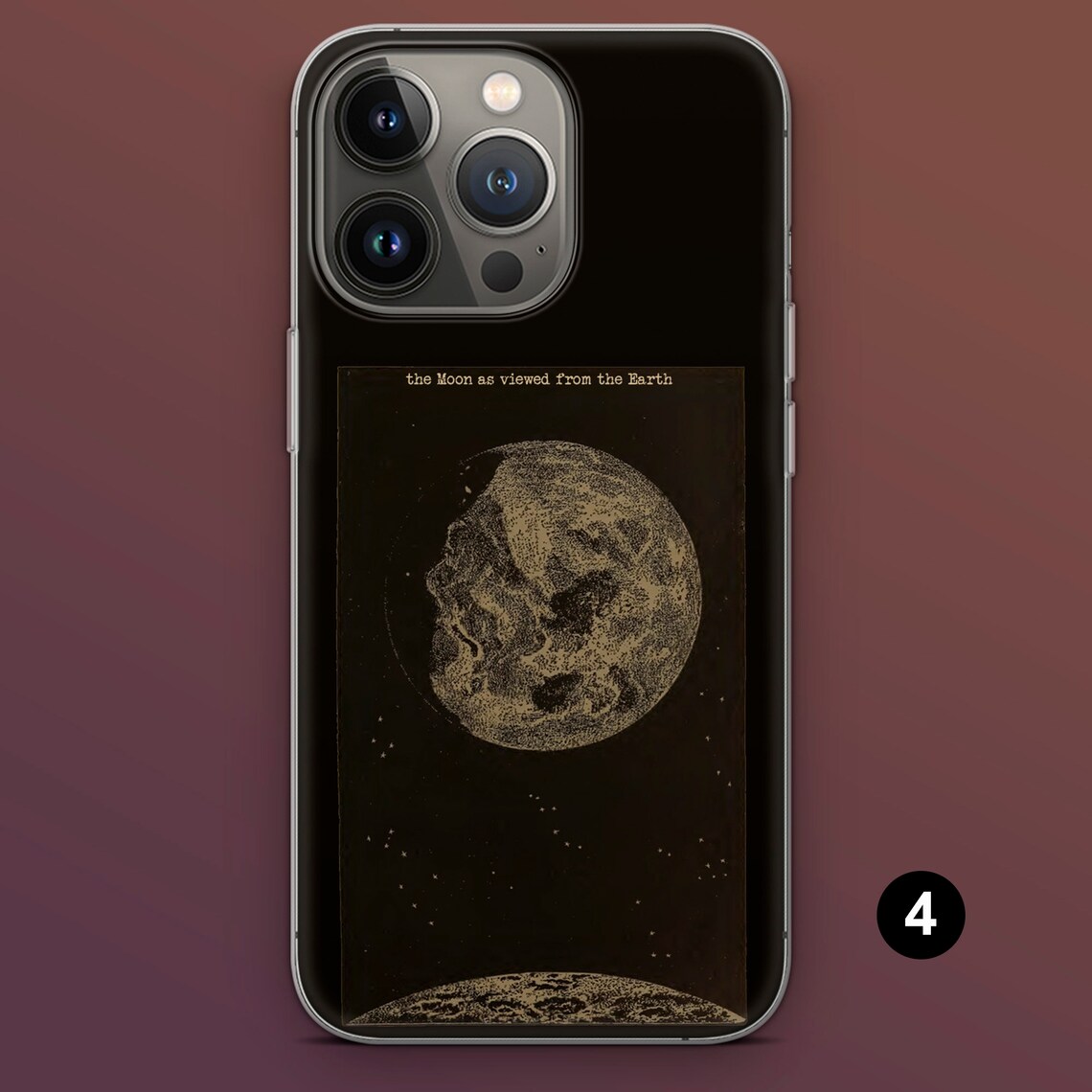 Moon Astrology Phone Case Witchy Vintage Cover for iPhone 16E, 16pro ...