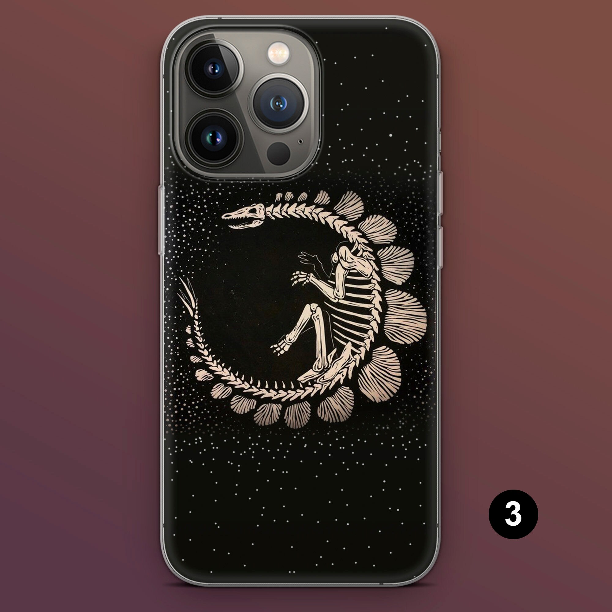 Prehistoric Fossils Phone Case Dinosaurs Cover for iPhone 17, 16pro, 15 ...