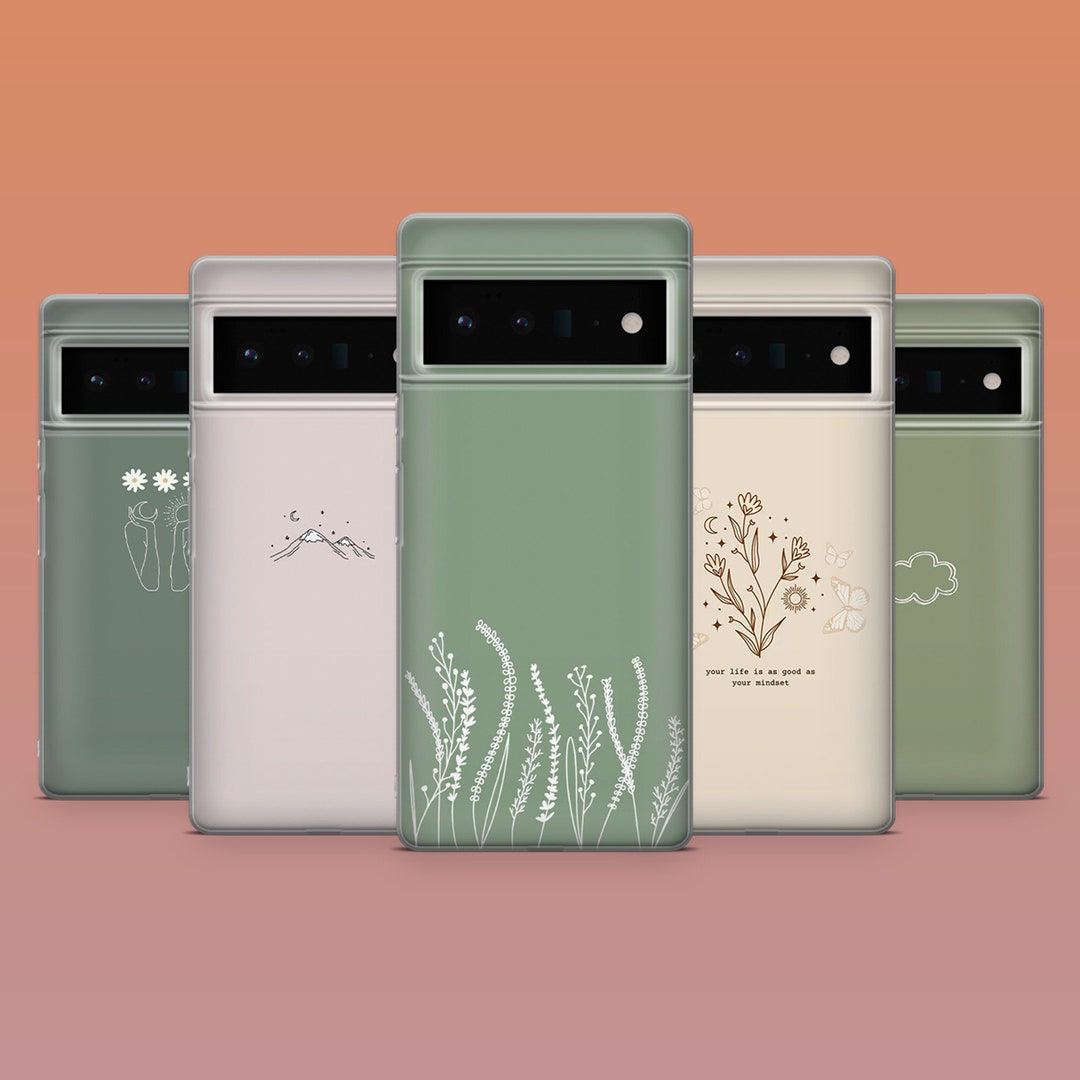 Pastel Tones Sage Phone Case Green Cover for Google Pixel 10, 9A, 9pro ...