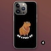 Capybara Cute Handyhülle Cappy Animal Cover für iPhone 16, 15, 14, 13 ...