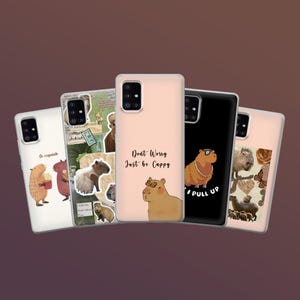 Capybara Cute Handyhülle Cappy Animal Cover für iPhone 16, 15, 14, 13 ...