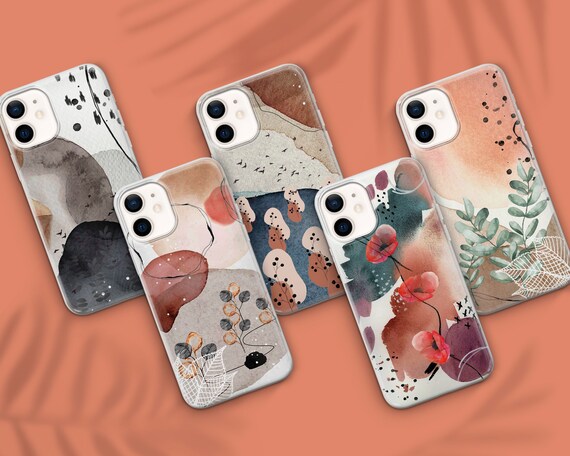Abstract Art Phone Case Neutral Boho Phone Case for Iphone 14 - Etsy UK