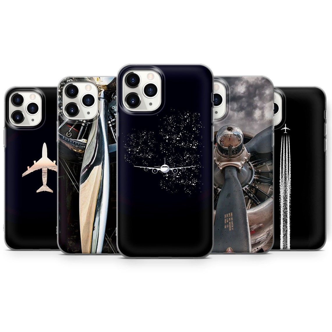Aviation Phone Case Airplane Pilot Cover for iPhone 17, 16E, 15, 14, 13 ...