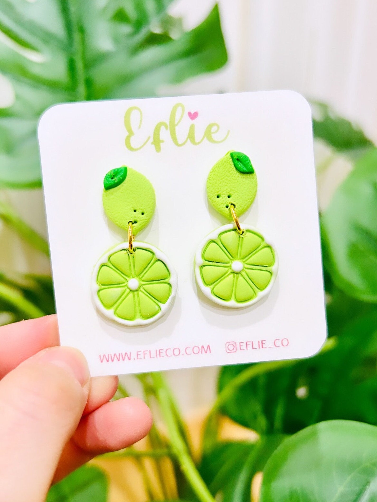Lemon Slices Dangle Earrings Summer Fruit Jewelry Cute Food Citrus ...
