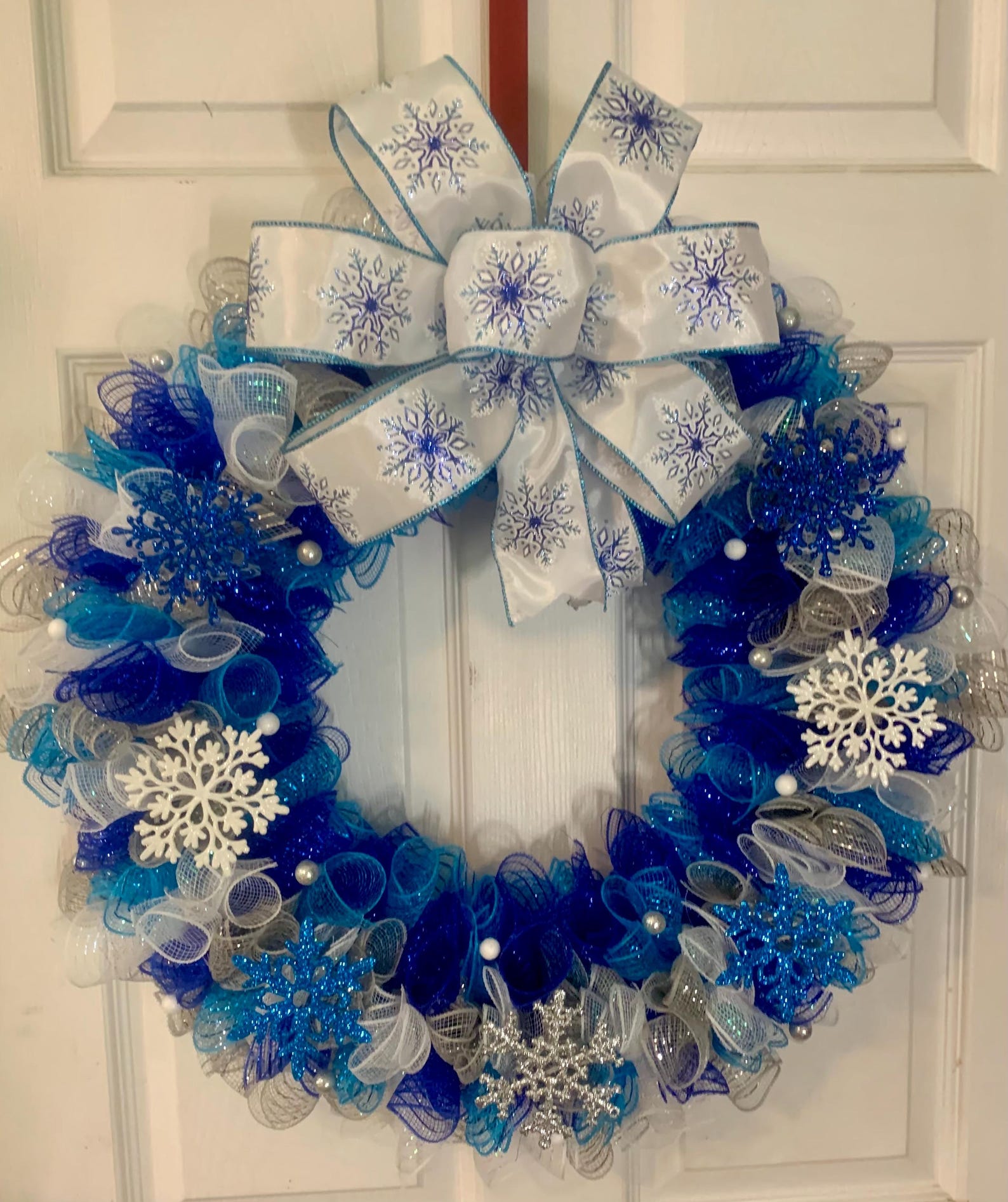 Snowflake Wreath. - Etsy