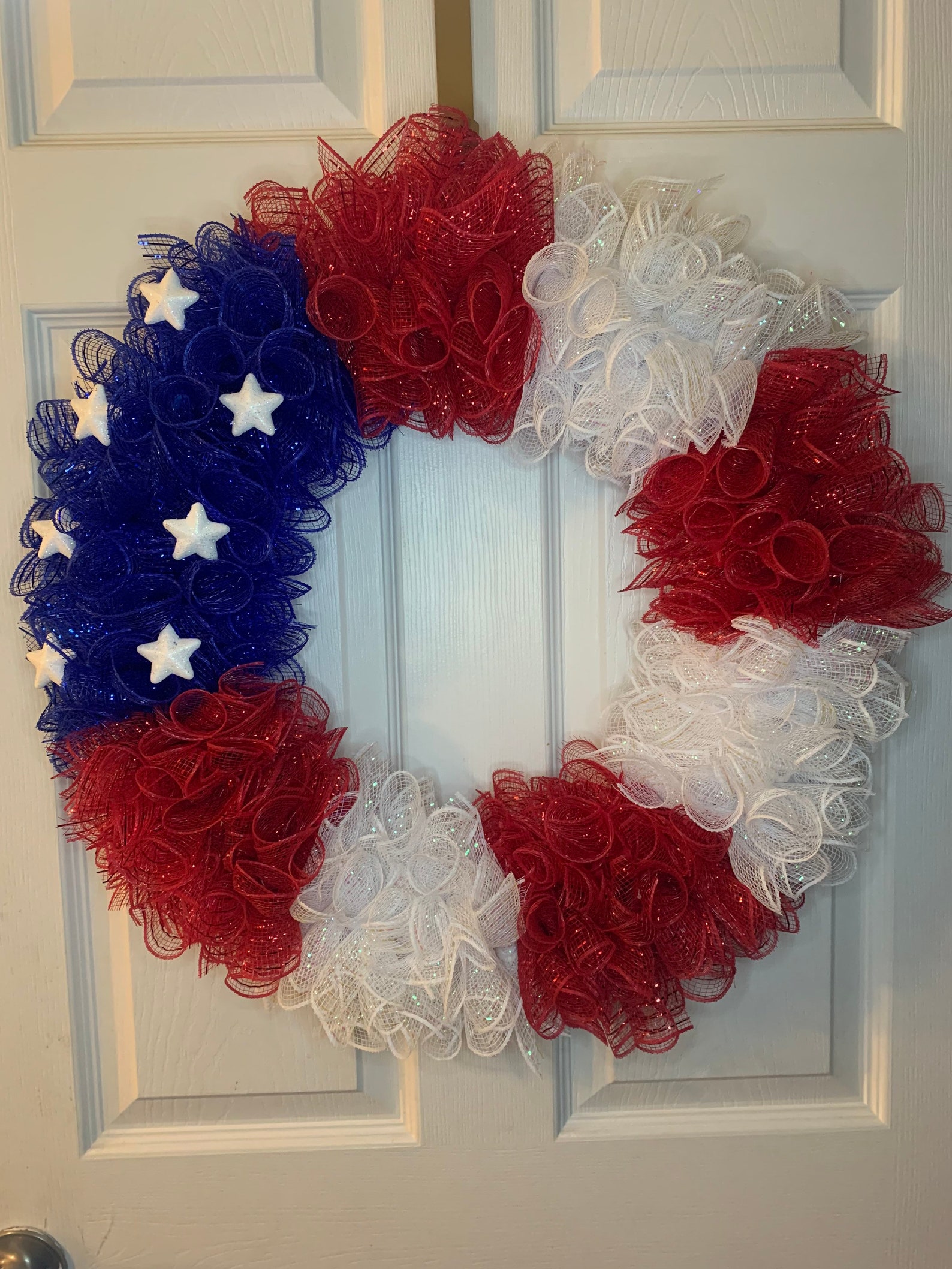 Flag Wreath Patriotic Wreath Veterans Wreath. | Etsy