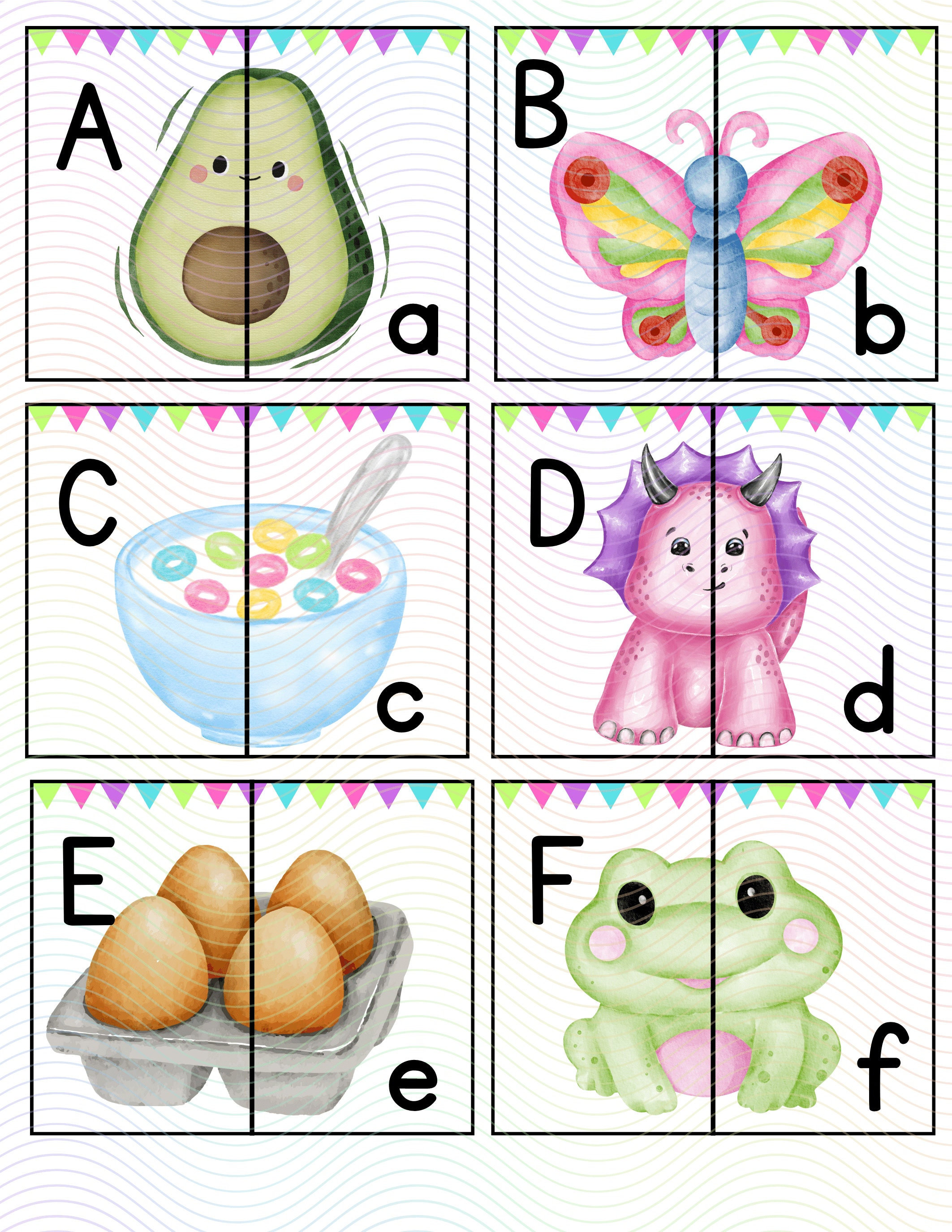 Alphabet Beginning Sounds Puzzles Activity Lowercase Matching - Etsy