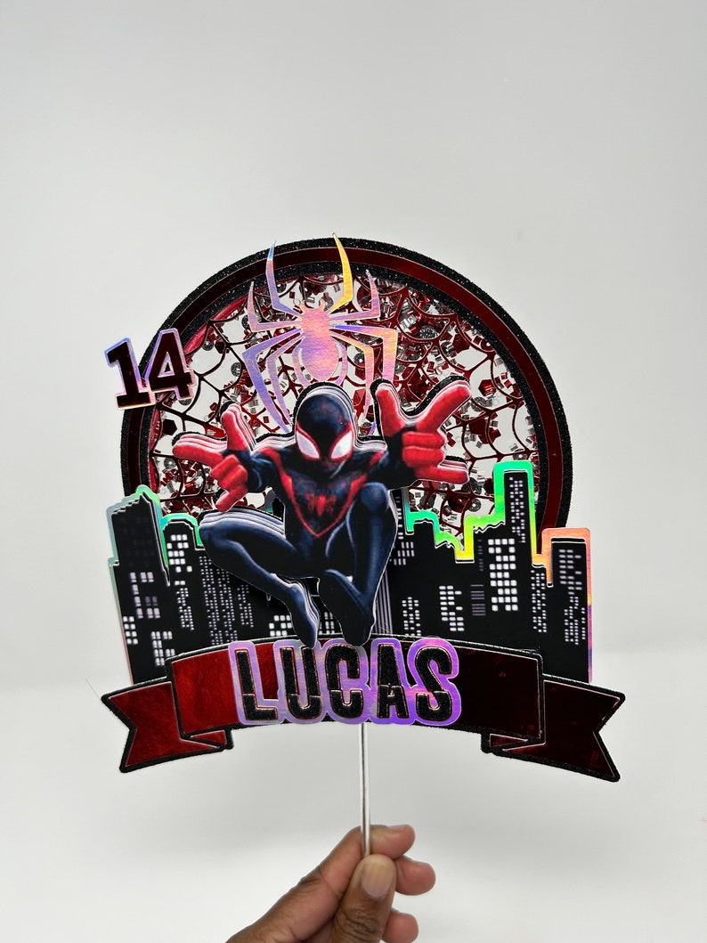 Spiderman Inspired Cake Topper Spider-man - Etsy