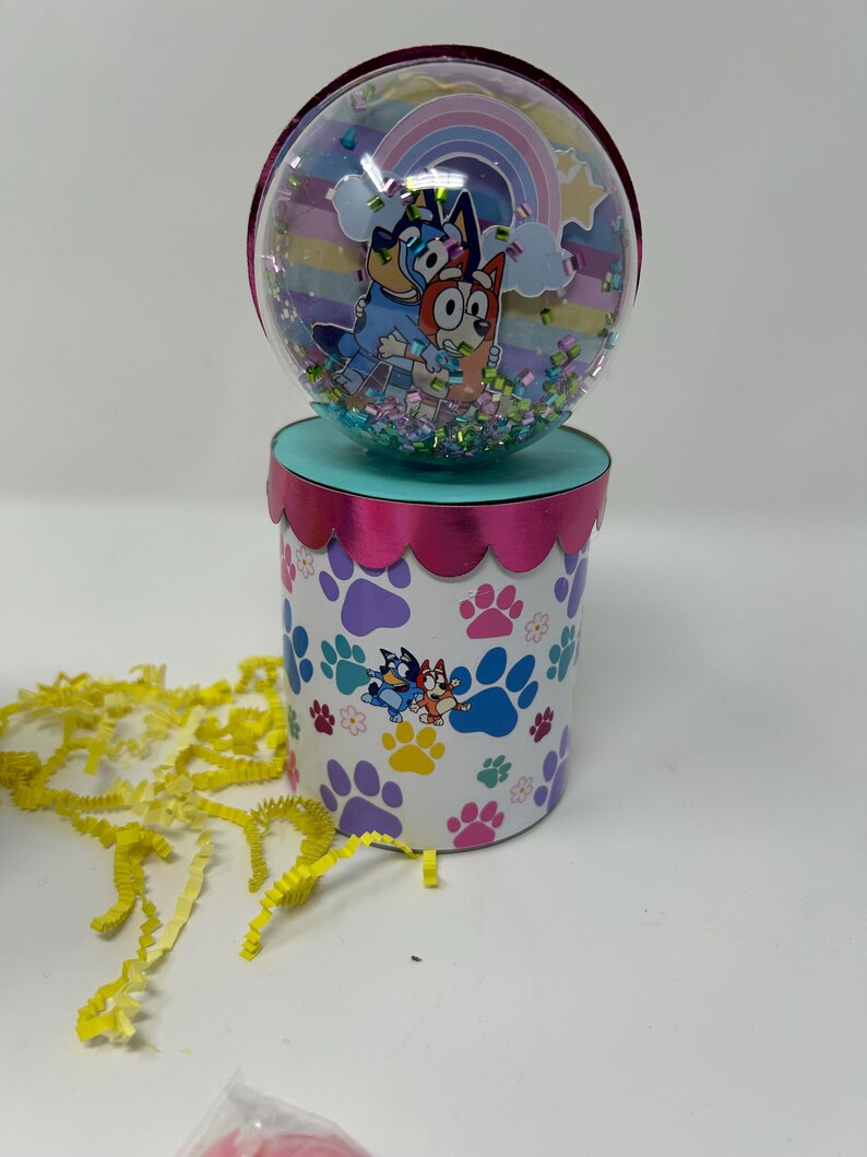 Blue & Bingo Personalized Party Favor Dog Pringles Shaker - Etsy