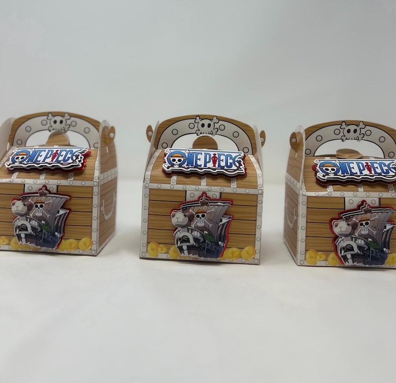One Piece Treasure Chest Party Favor Boxes (set of 24) - Etsy