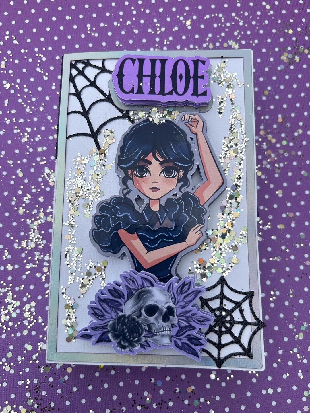 Wednesday Birthday Invitation With Lollipop 3d Layered Invitation - Etsy