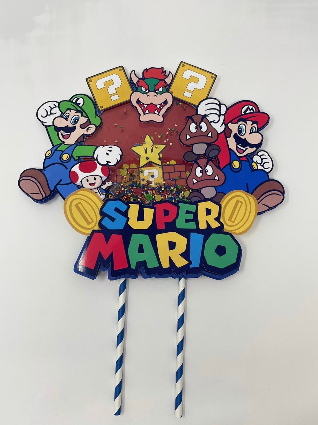 Mario Cake Topper - Etsy