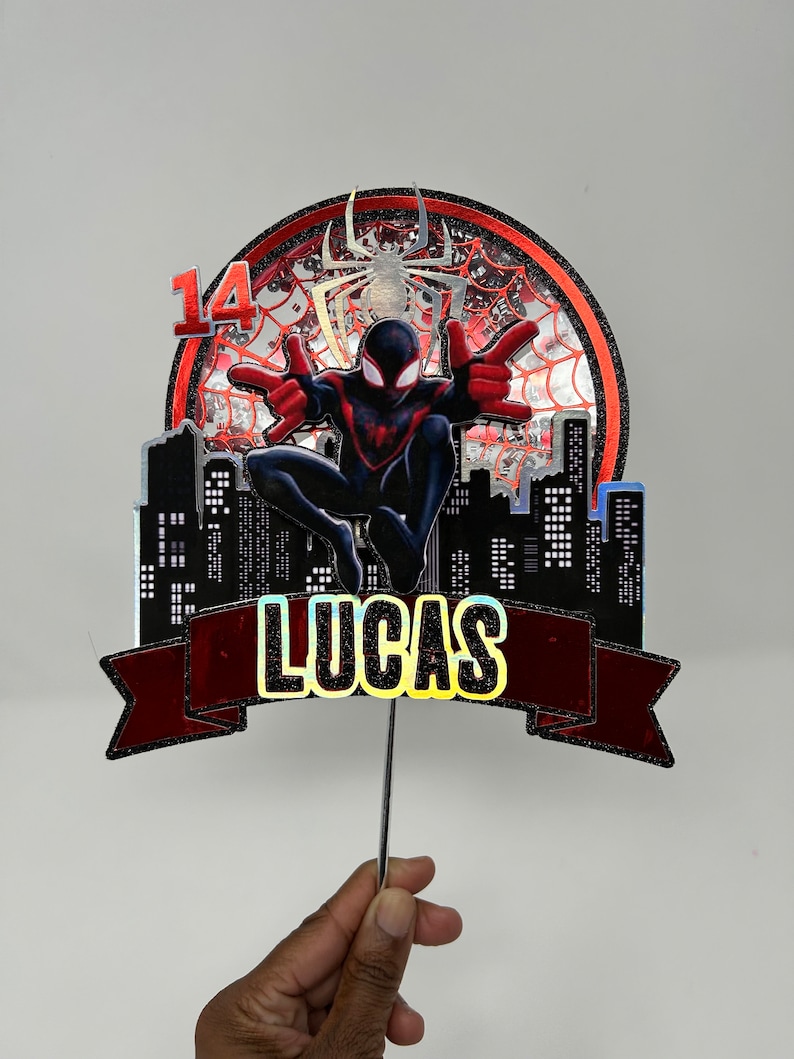 Spiderman Inspired Cake Topper Spider-man - Etsy