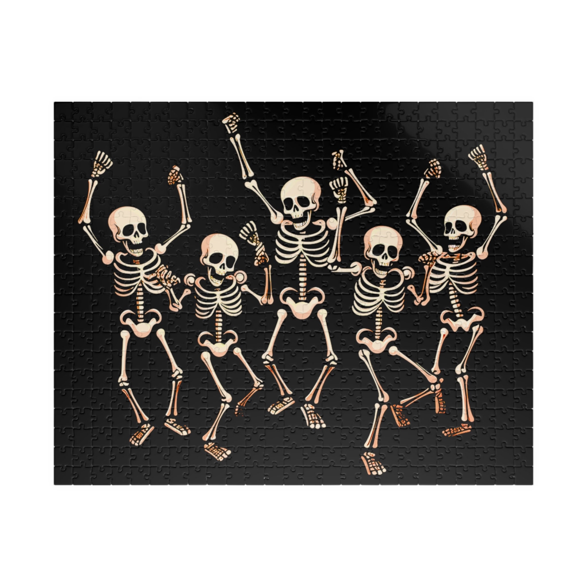 Dancing Skeletons Creepy Haunted House Skeleton Spooky Halloween Party ...