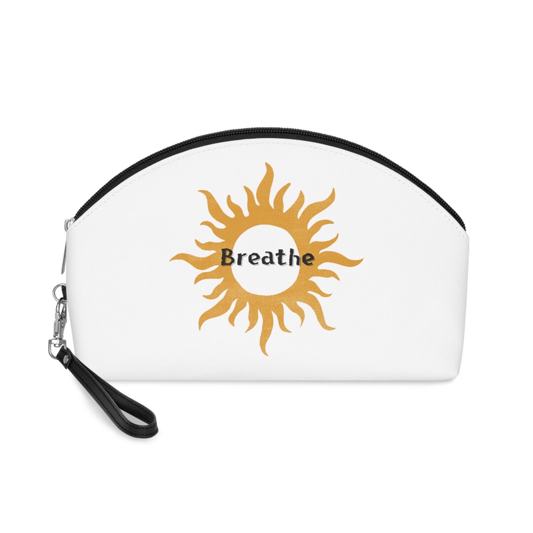 Breathe Travel Makeup Bag, Calming Meditation Relaxation Zen Spiritual ...