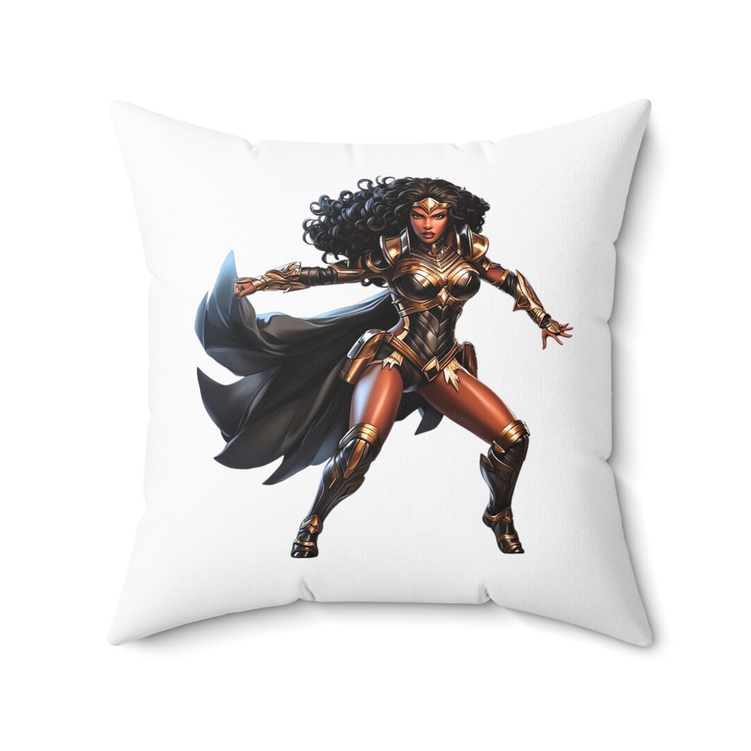 Black Shero Super Woman Comic Book Badass Action Figure Hero Graphic ...